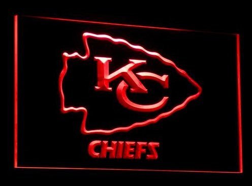 Kansas City Chiefs Neon Sign (Light, Bar, LED)