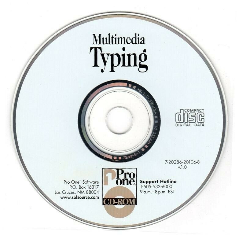 SofSource Typing (PC-CD, 1997) for Windows - NEW CD in SLEEVE