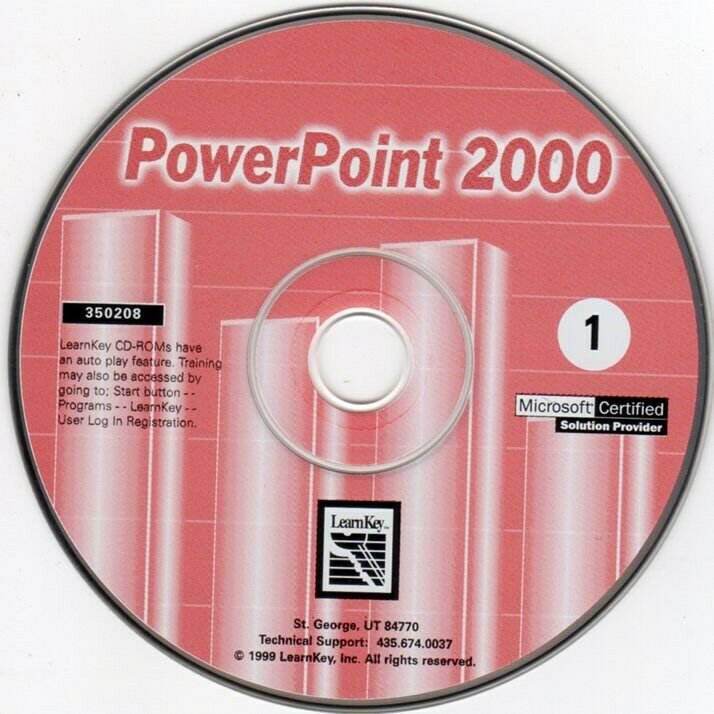 Learnkey MicroSoft PowerPoint 2000 Training (PC-CD, 1999) Win - NEW CD ...