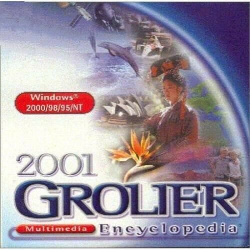 2001 Grolier Multimedia Encyclopedia (PC-CD, 2000) for Windows -NEW CD ...