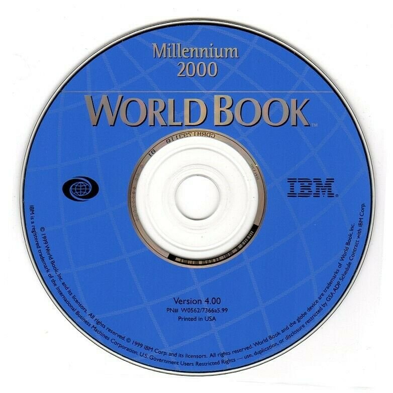 World Book Millennium 2000 (PC-CD, 1999) for Windows - NEW CD in SLEEVE