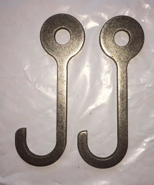 AR500 6" Target Hanger Hook 1/2" Rebar Round Bar Set Of 2