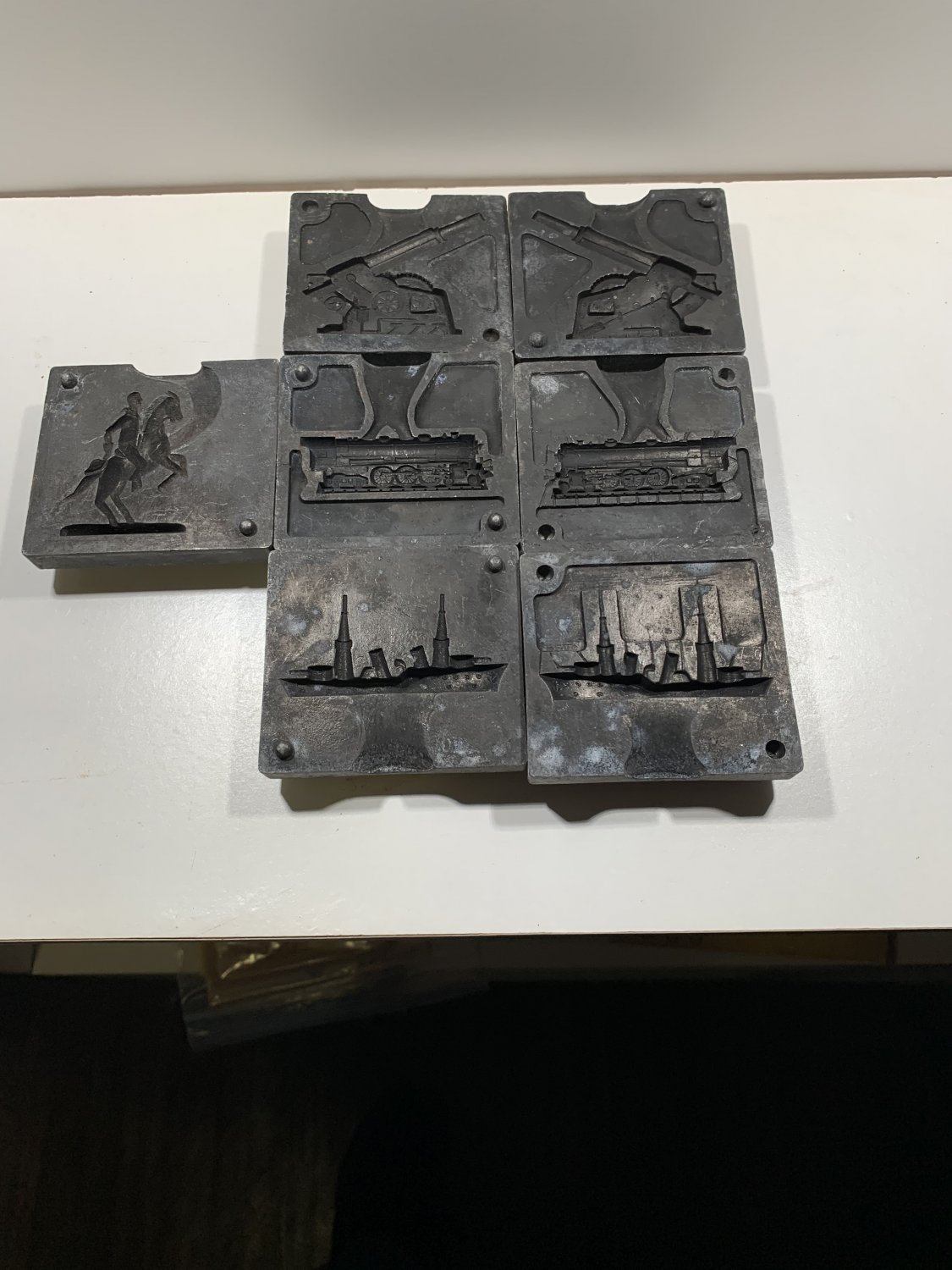 Antique Lead Toy Molds - Various