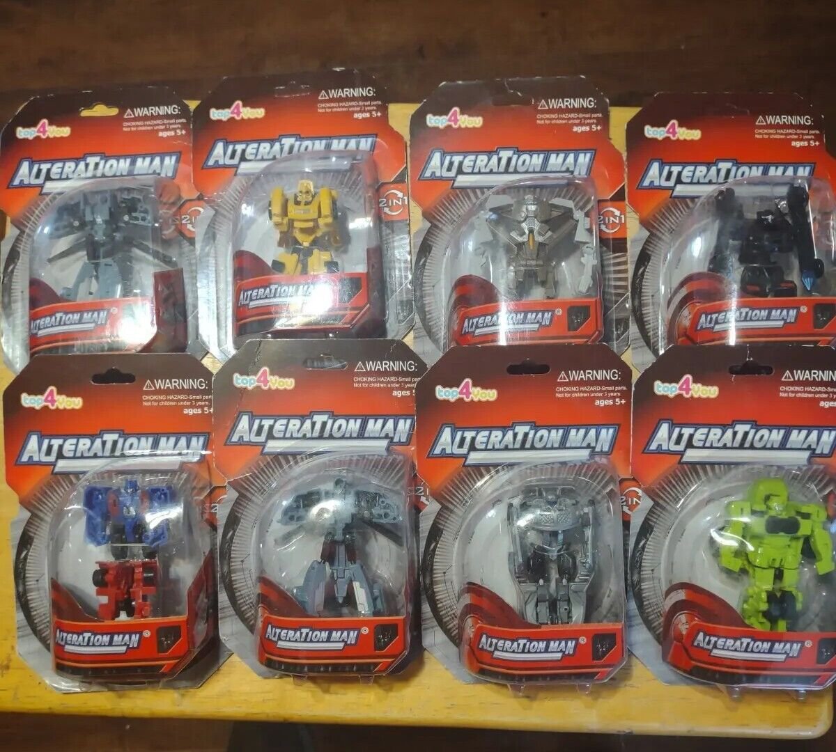 Lot of 10 AlteraTion Man Transformer Figurines SEALED - Boxes Are A ...