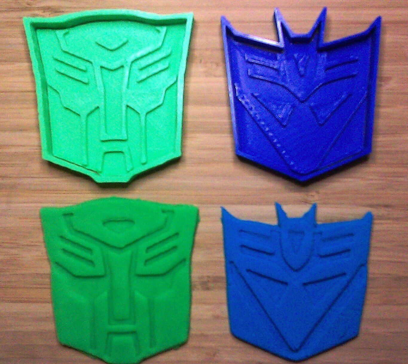 Transformers Cookie Cutters - Autobot, Decepticon - Choice of Sizes ...