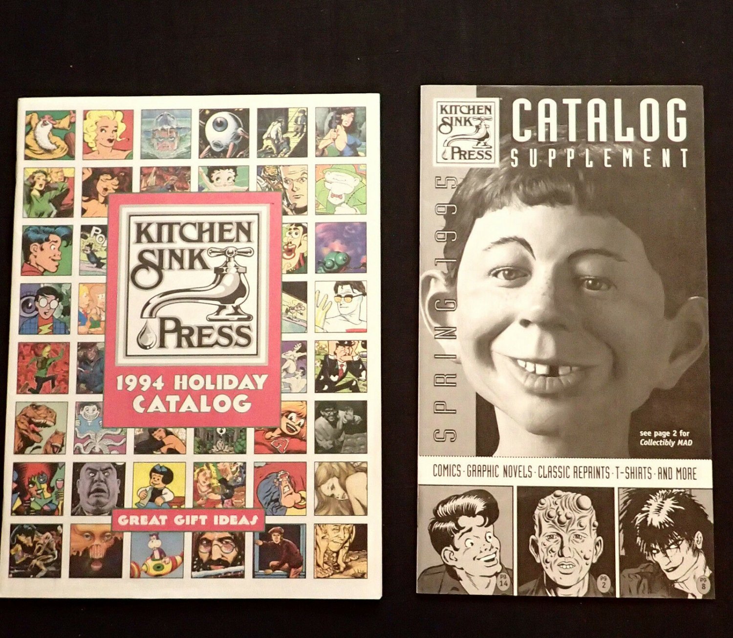 1993 Kitchen Sink Press Catalog Comix,Posters,Comics Merchandise