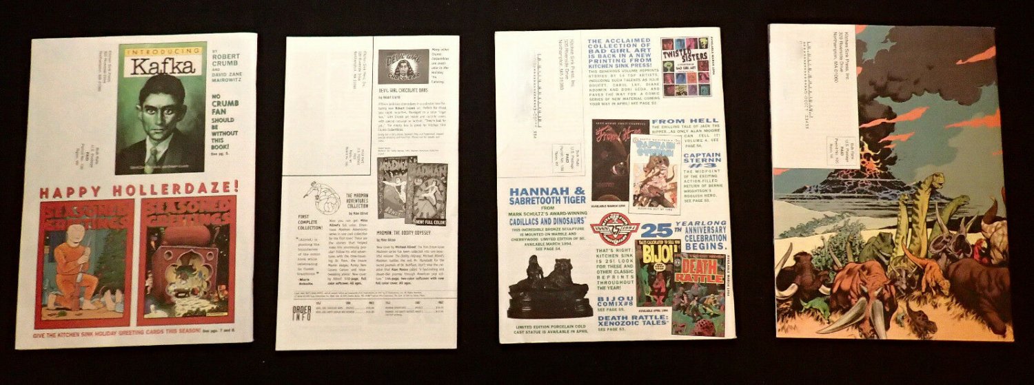 1993 Kitchen Sink Press Catalog Comix,Posters,Comics Merchandise