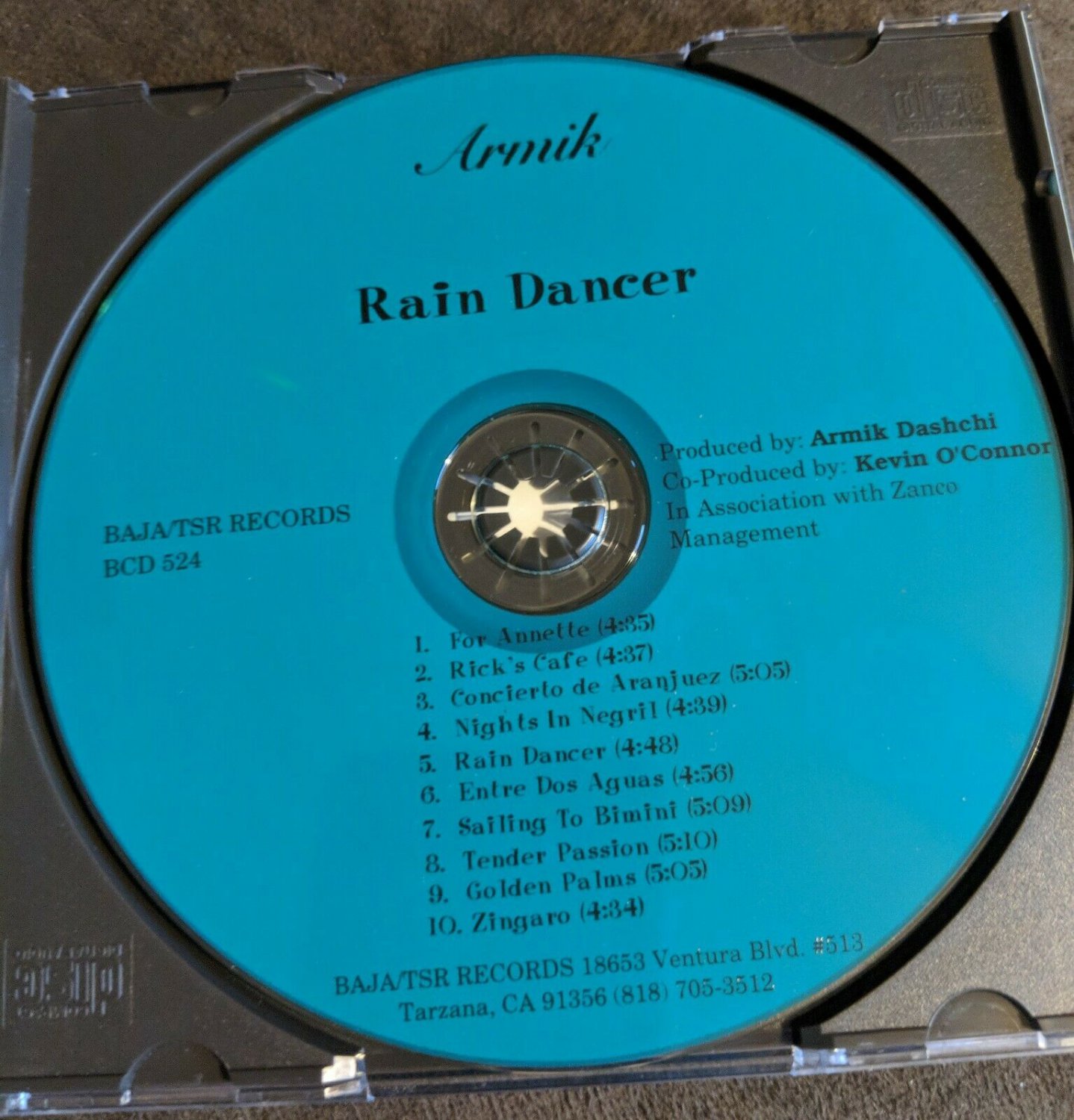 ARMIK - "RAIN DANCER" CD b2