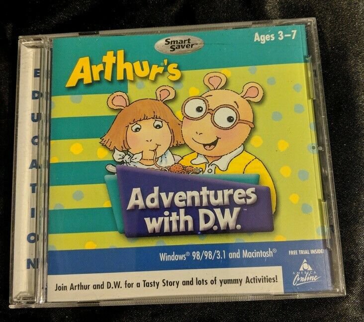 Arthur's Adventures with D.W. (PC) CD-Rom Preowned Ages 3-7