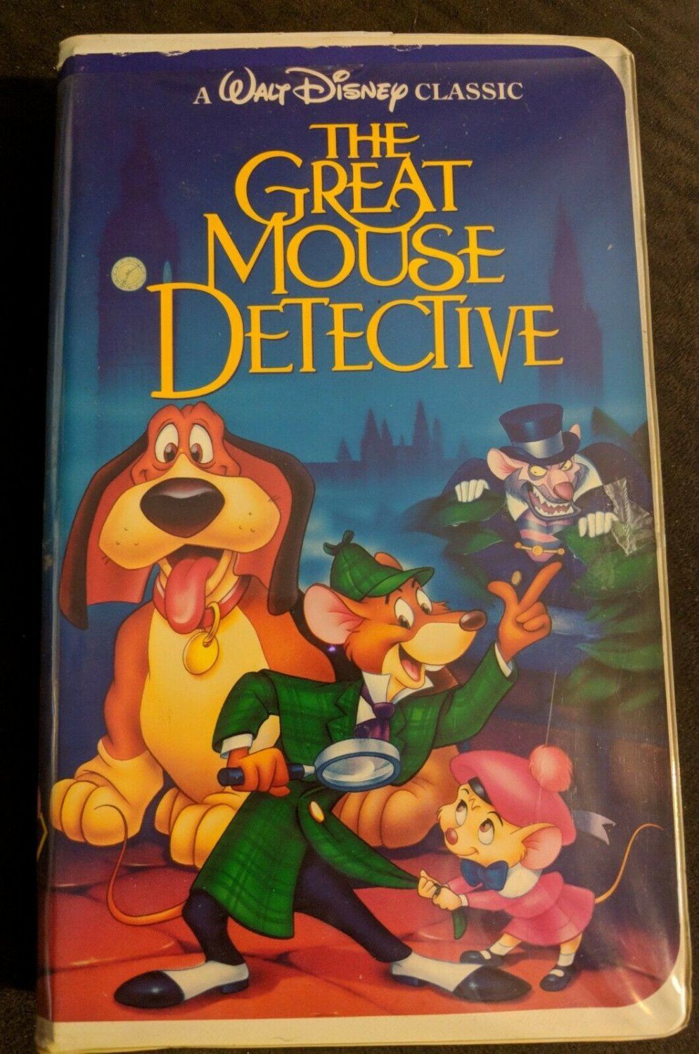 The Great Mouse Detective Disney VHS Video Tape Movie