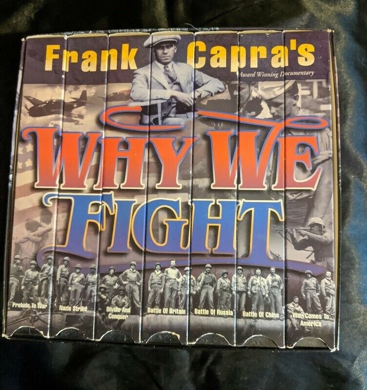 Frank Capra's World War II Why We Fight VHS Collector 7 Series Box Set