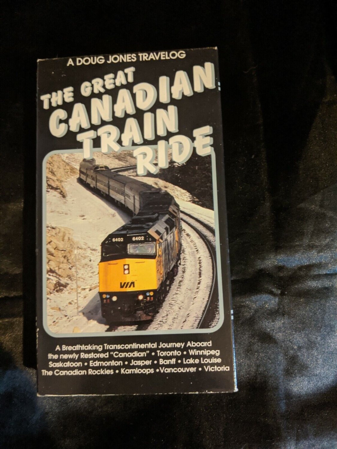 The Great Canadian Train Ride VHS Tape, Publisher's Choice, Doug Jones