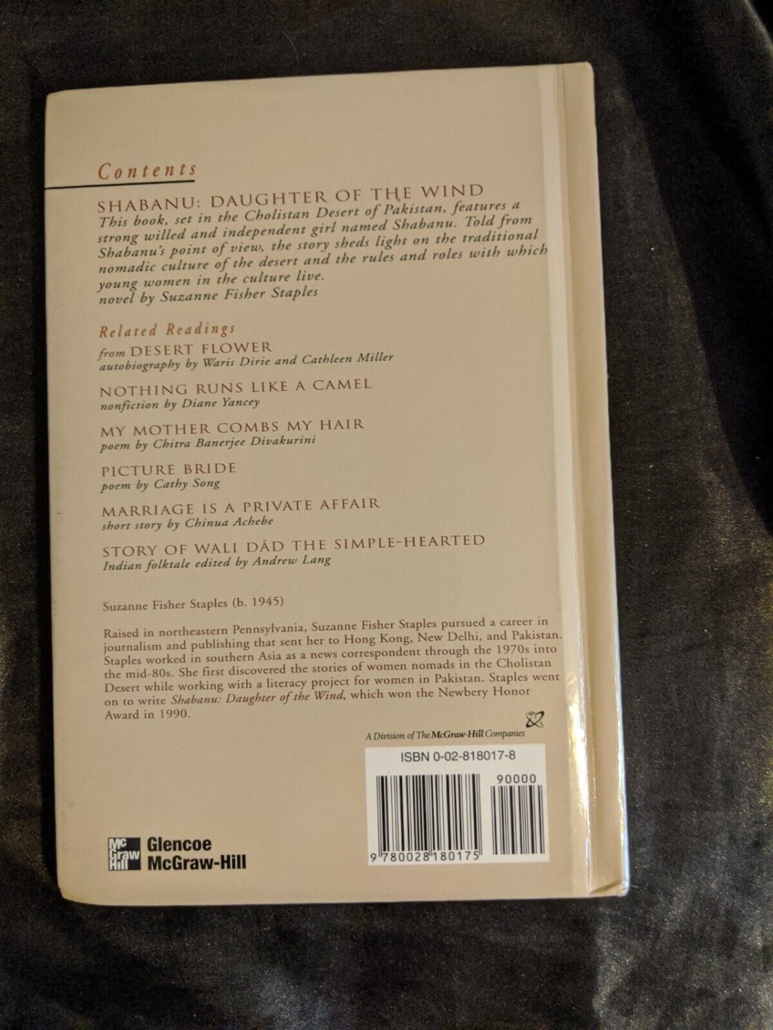 Shabanu: Daughter of the Wind by Suzanne Fisher Staples