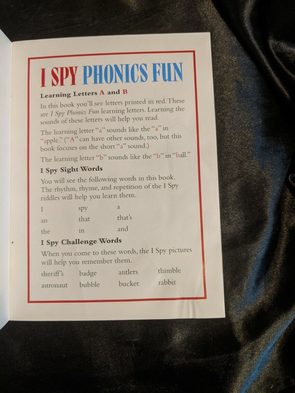 I Spy Phonics Fun A and B - By Marzollo, Jean