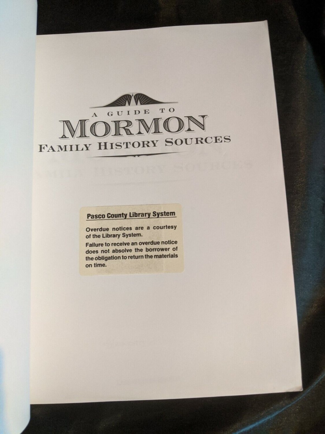 Guide to Mormon Family History Sources by Kip Sperry (English ...
