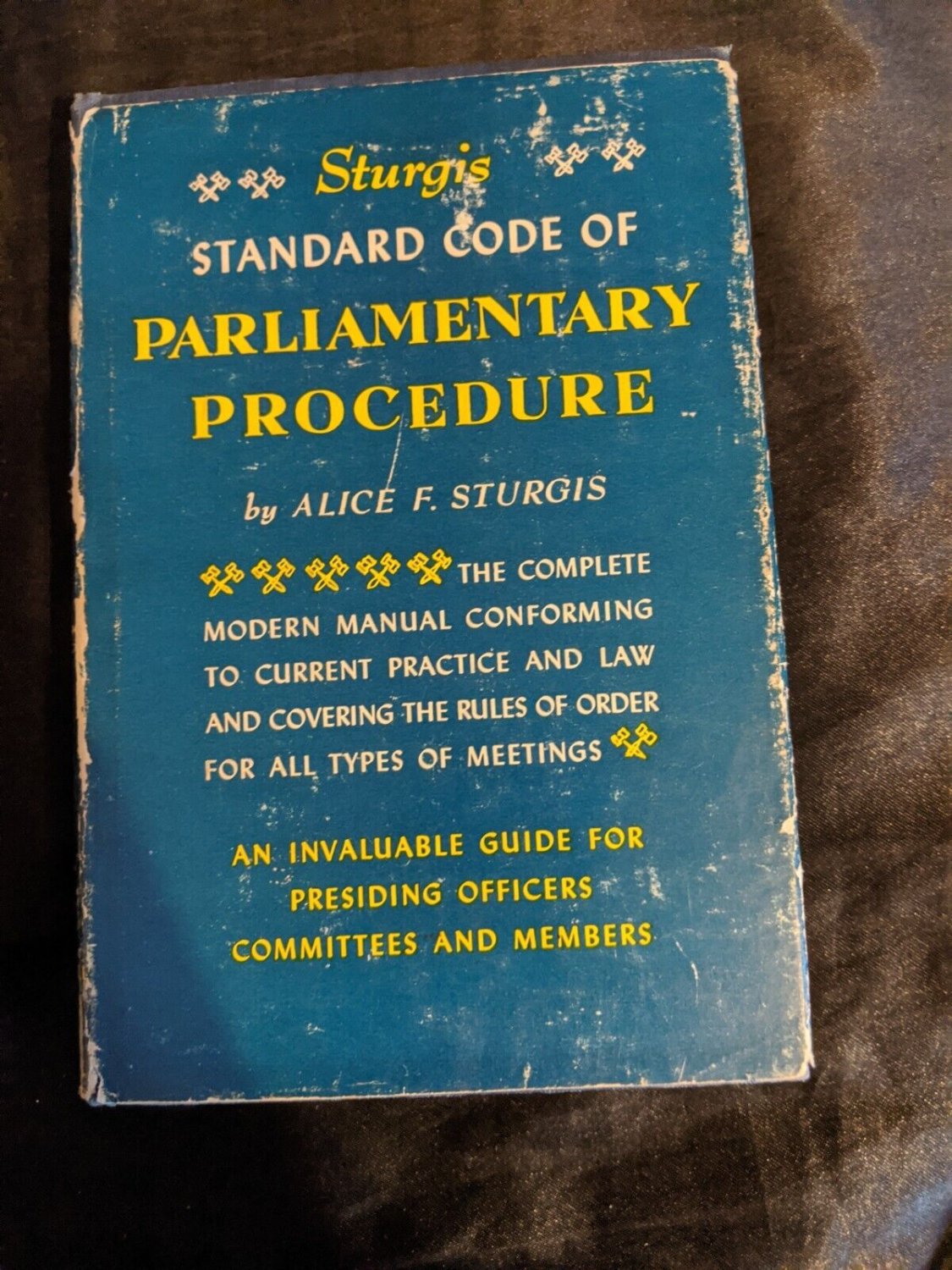 Standard Code of Parliamentary Procedure Hardcover Alice Sturgis