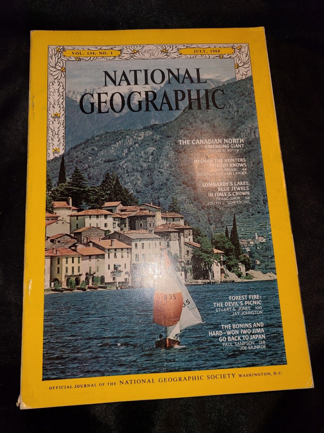 National Geographic Magazine July 1968 Vol. 134 No. 1