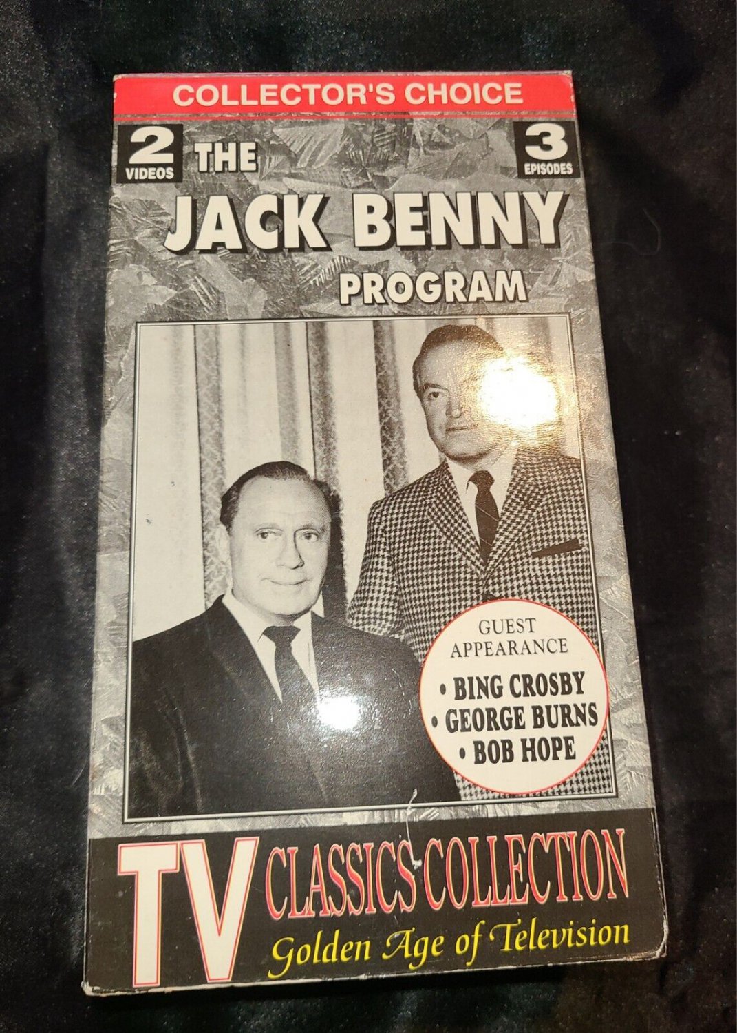 The Jack Benny Program 2 VHS Set 3 Episodes, Bing Crosby Bob Hope