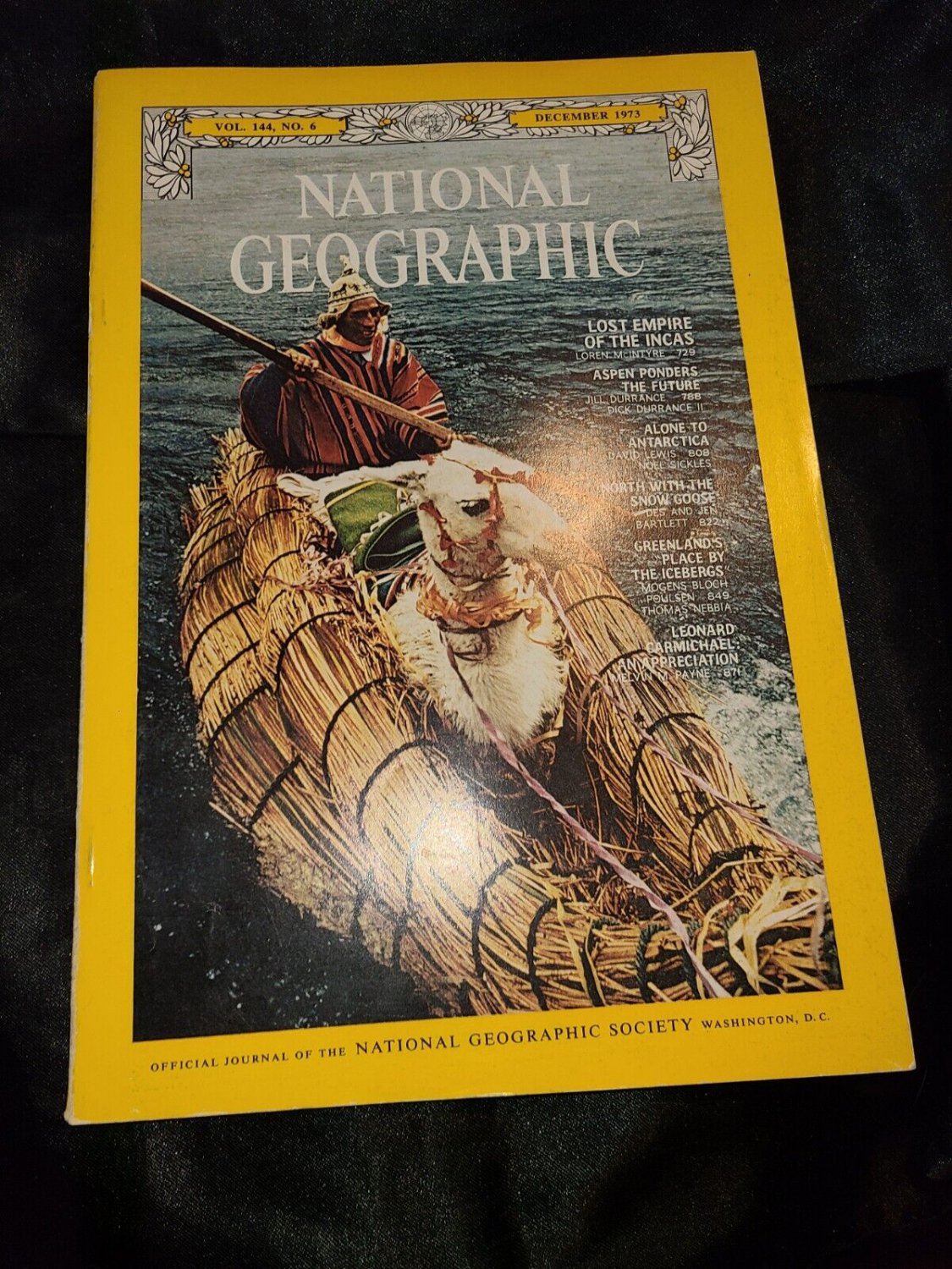 National Geographic December 1973 vol. 144, NO.6