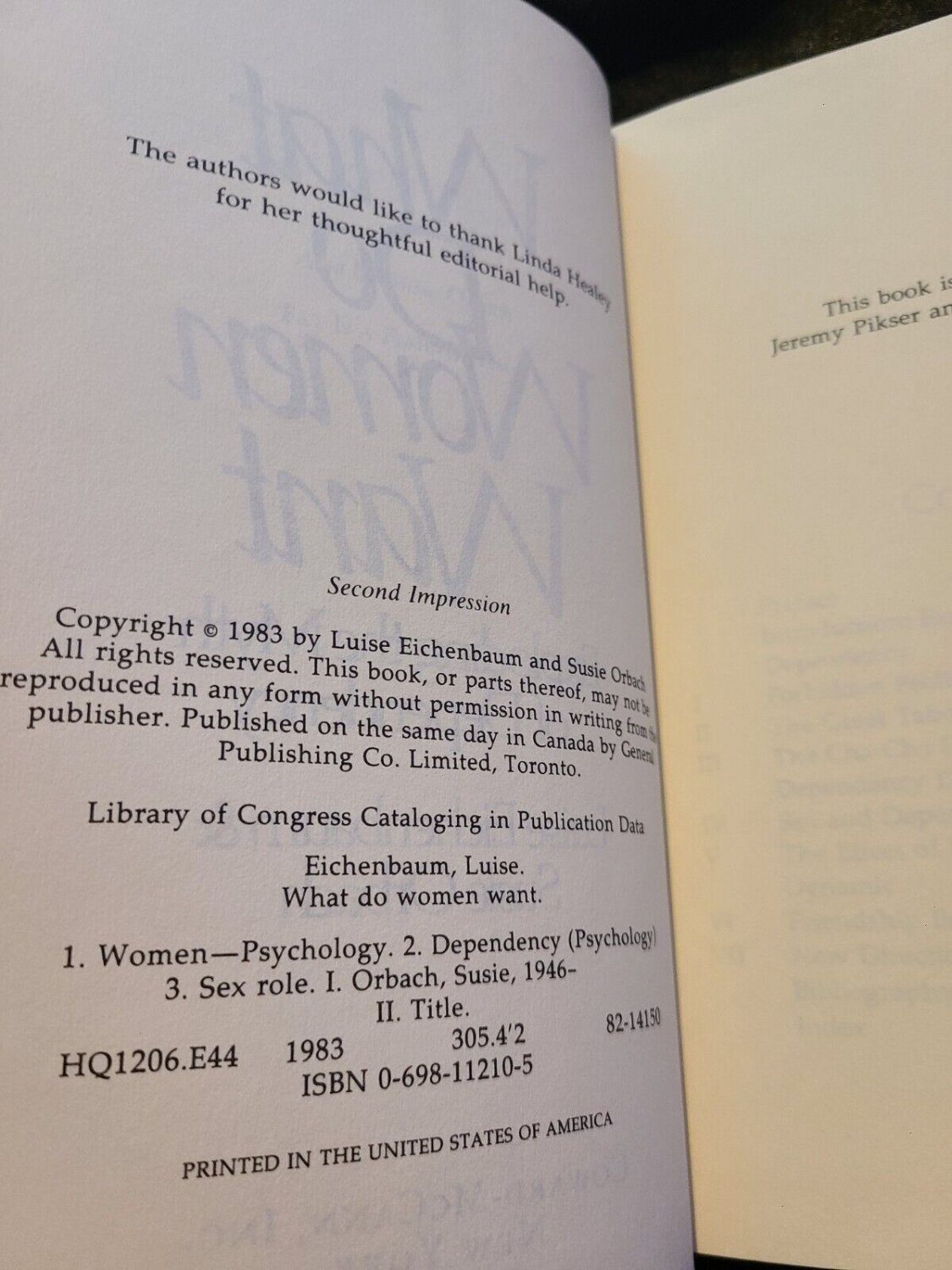 What Do Women Want? Luise, Orbach, Susie Eichenbaum