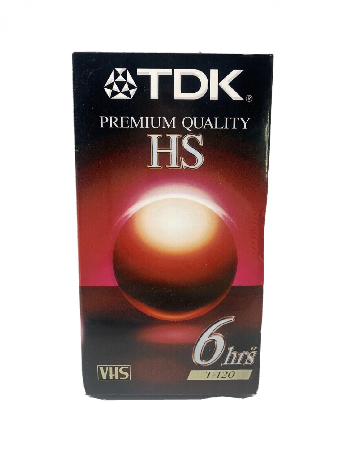 TDK VHS Premium Quality HS Blank Video Tape T-120 6 hours Brand New, unopened