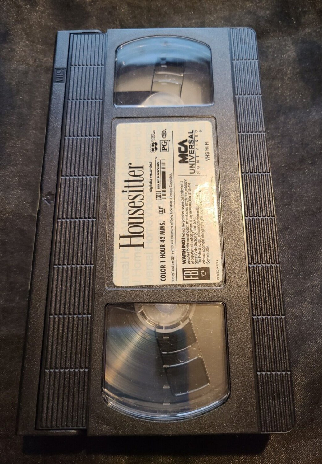 Housesitter VHS Video Tape Steve Martin Goldie Hawn Romantic Comedy ...