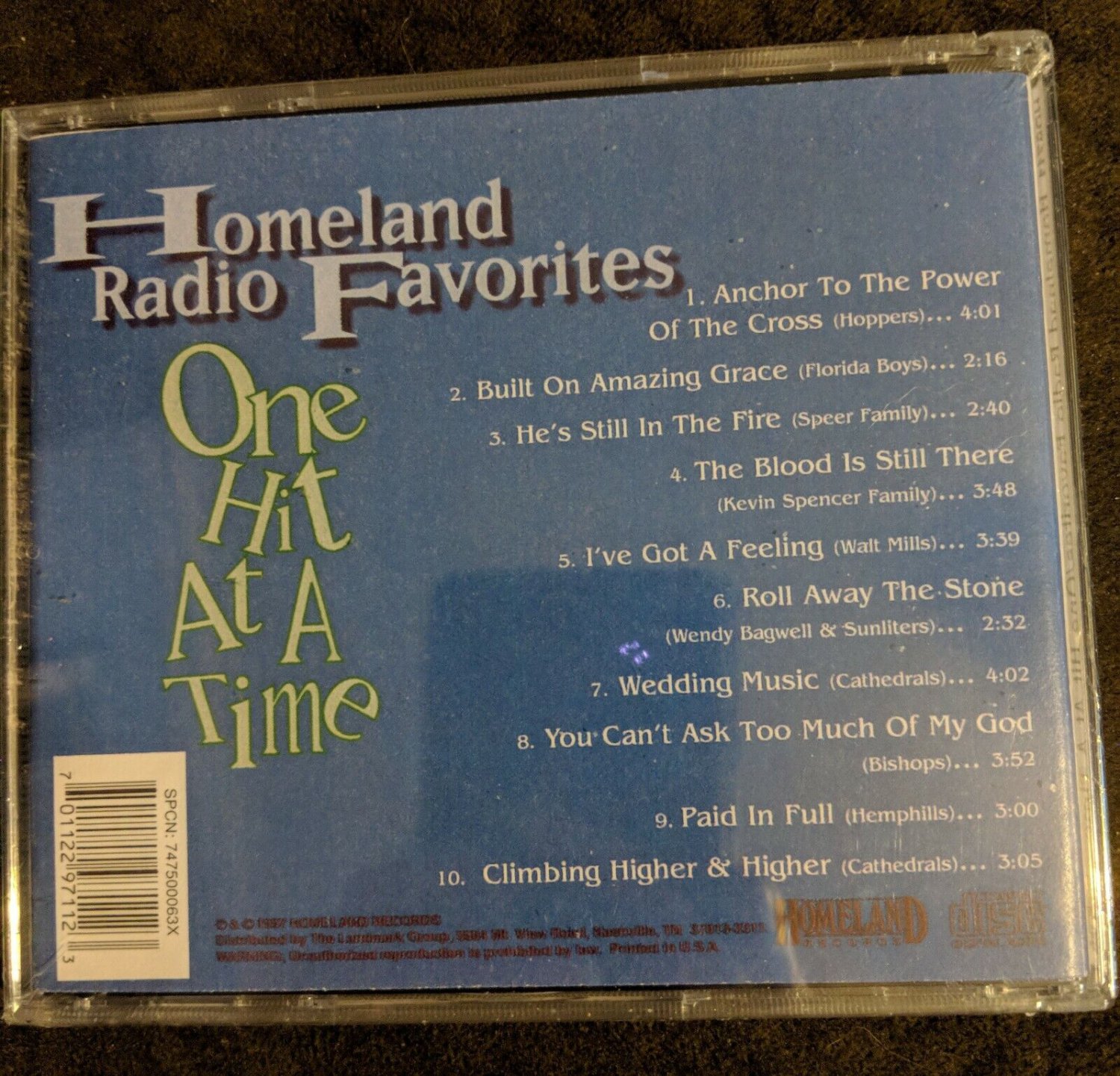 One Hit at a Time Radio Favorites Bishops Florida Boys Mills Hemph ...