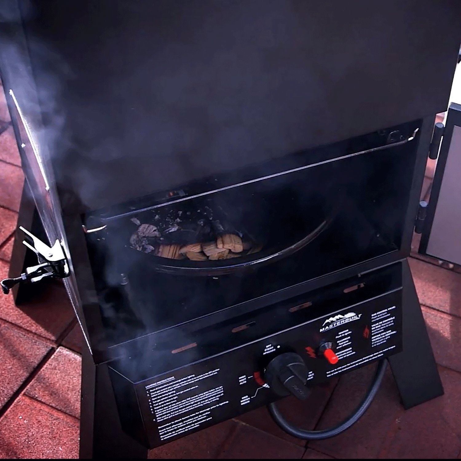 Masterbuilt MB20051311 30" Vertical Propane Gas BBQ Meat Smoker Grill ...