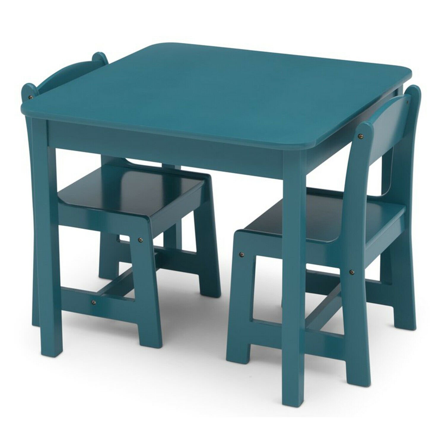 Delta Children MySize Wooden Kids Craft Table and Chairs Set for ...