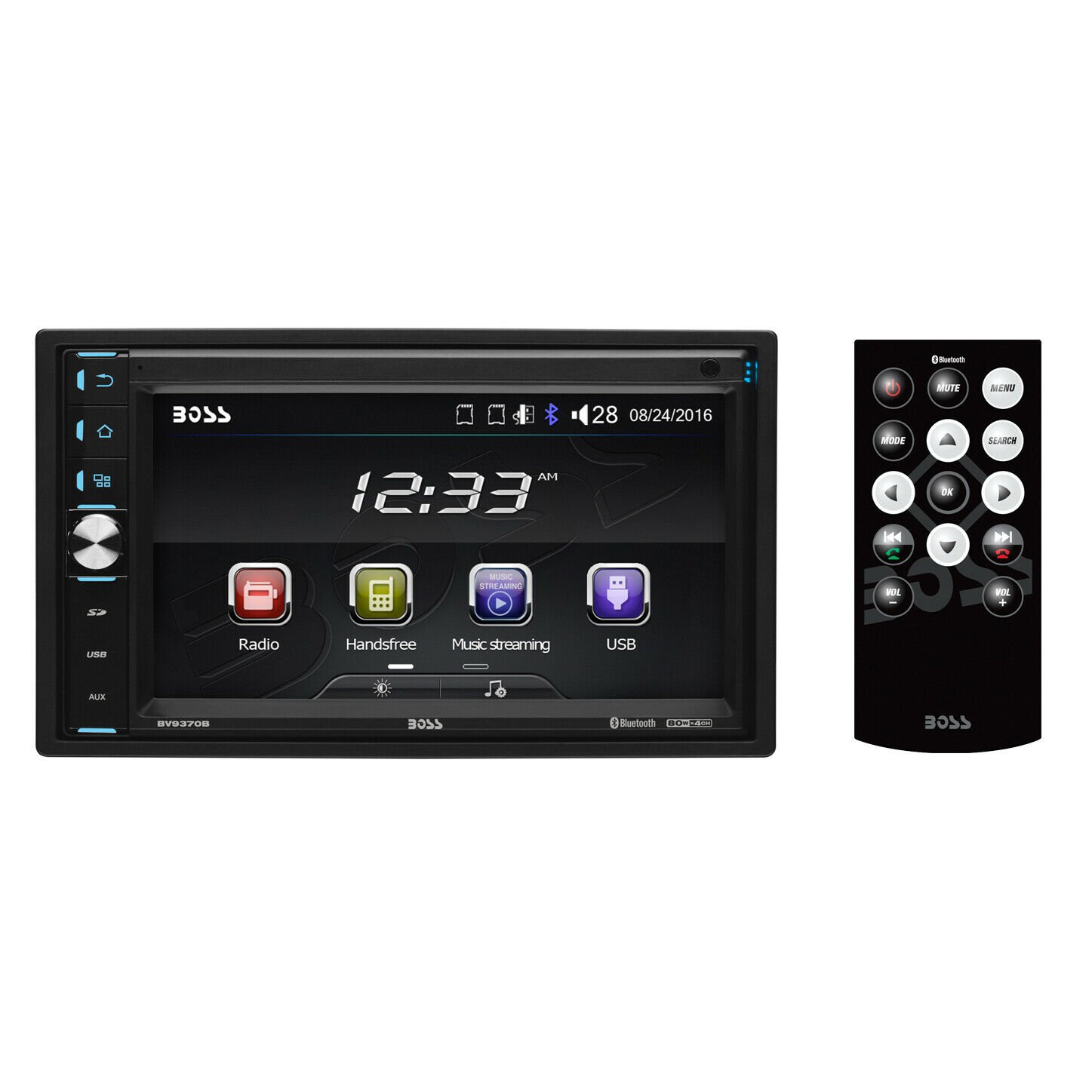 Boss Double-DIN 320W 6.5" Touchscreen Bluetooth Car Multimedia Player w ...