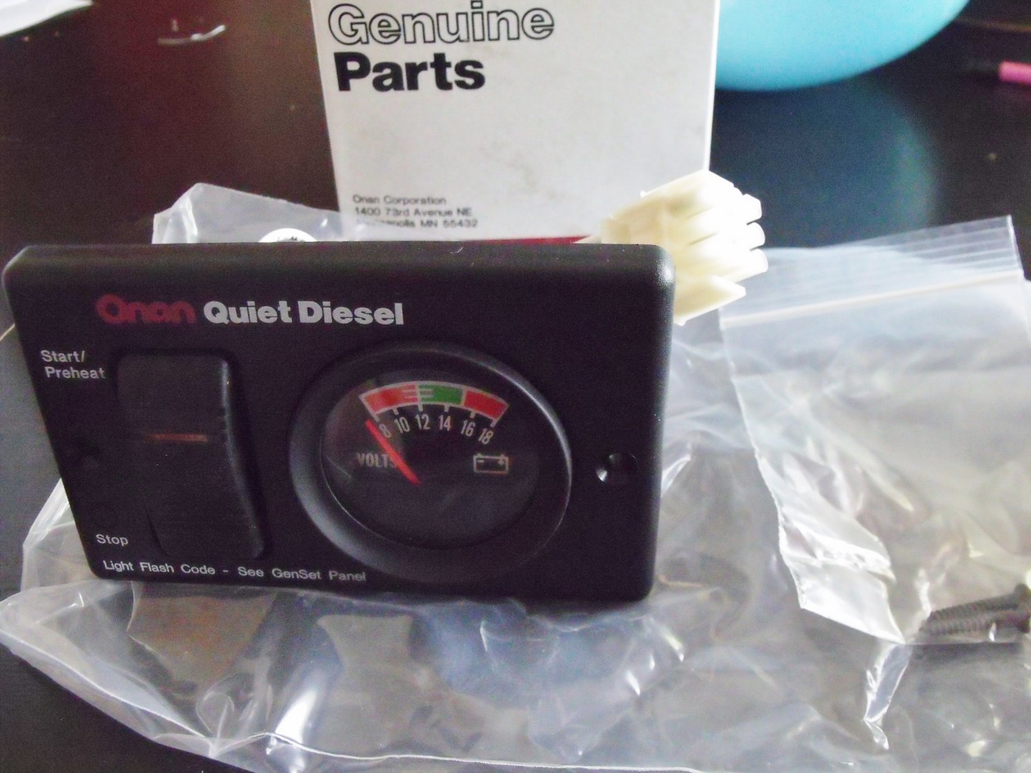 Onan Remote Panel Kit 300-4944 (300-4952-03) Quiet Diesel