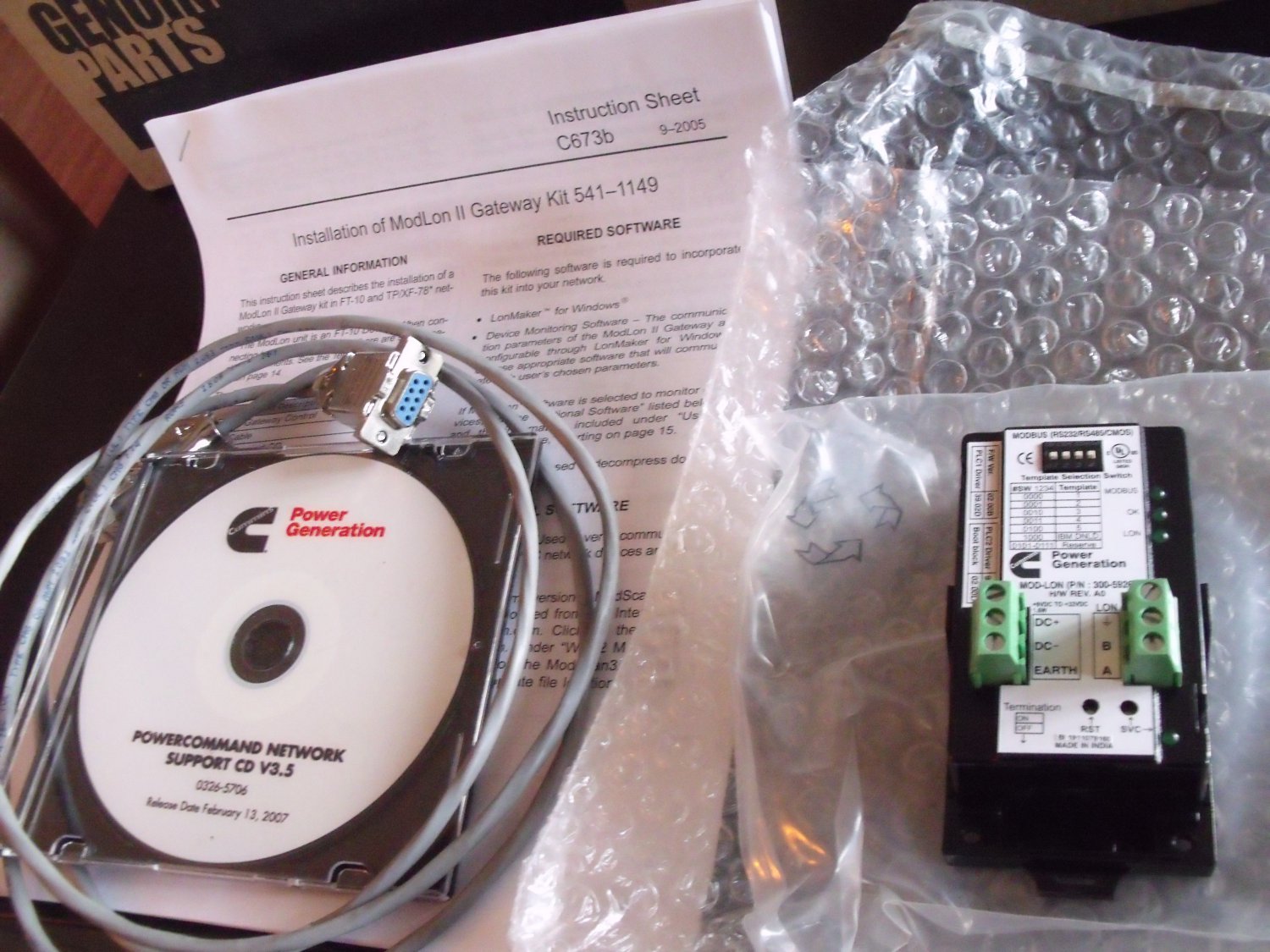 Onan 541-1149 Modlon Gateway Kit PowerCommand NEW