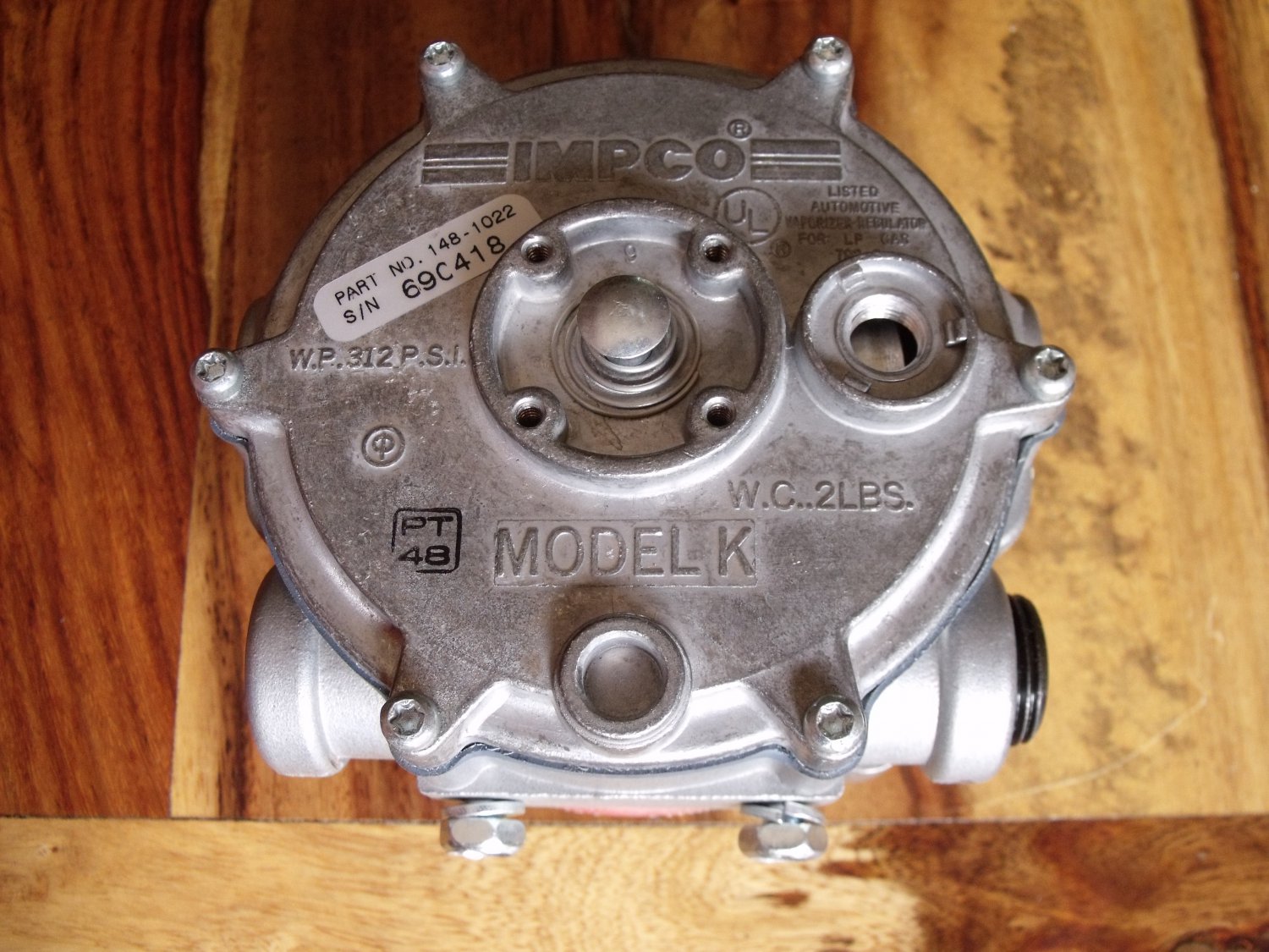 Onan 148-1022 LP Regulator IMPCO Model K NEW