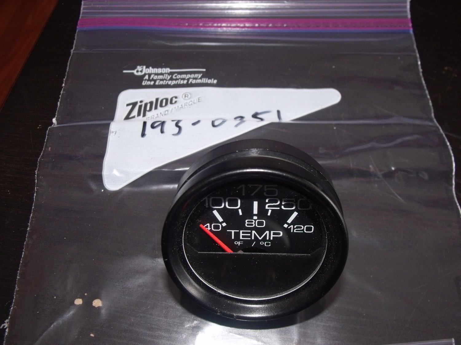 Onan 193-0351 Gauge, Water/Coolant Temp, Detector Control NEW