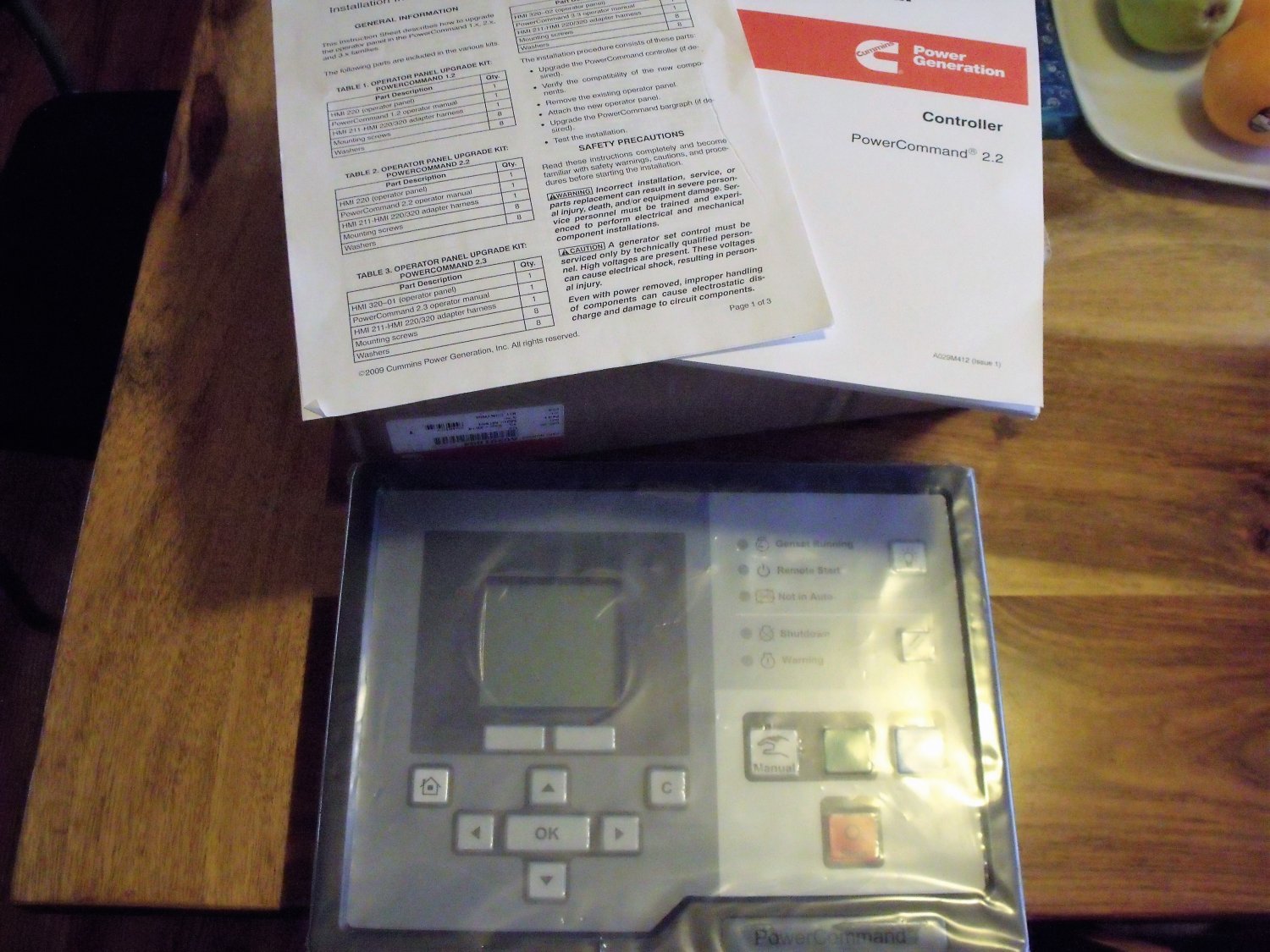 Onan Cummins A029T094 PowerCommand Operator Panel Upgrade Kit NEW