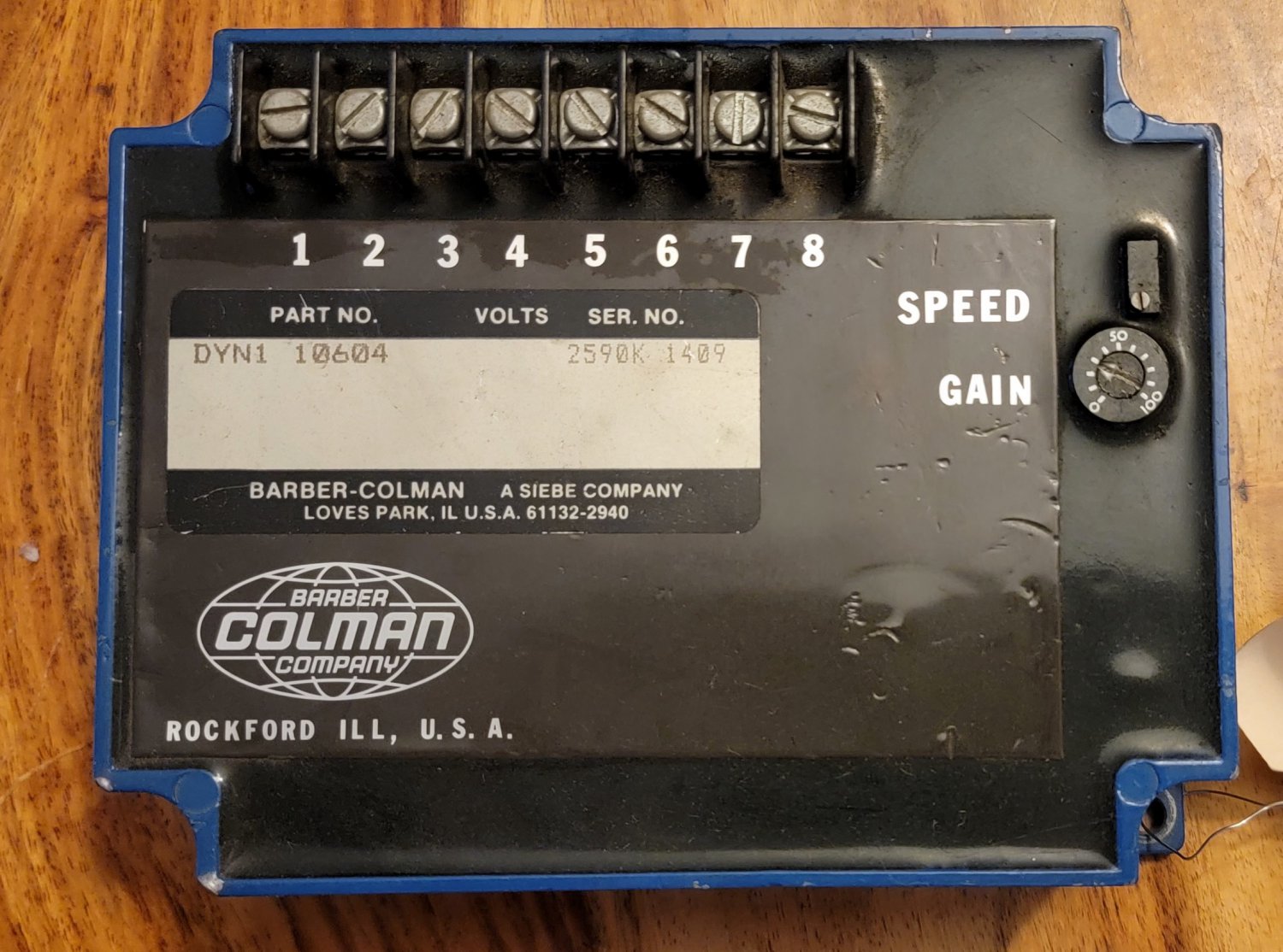 Barber Colman DYN1-10604 Controller for DYNA Actuator