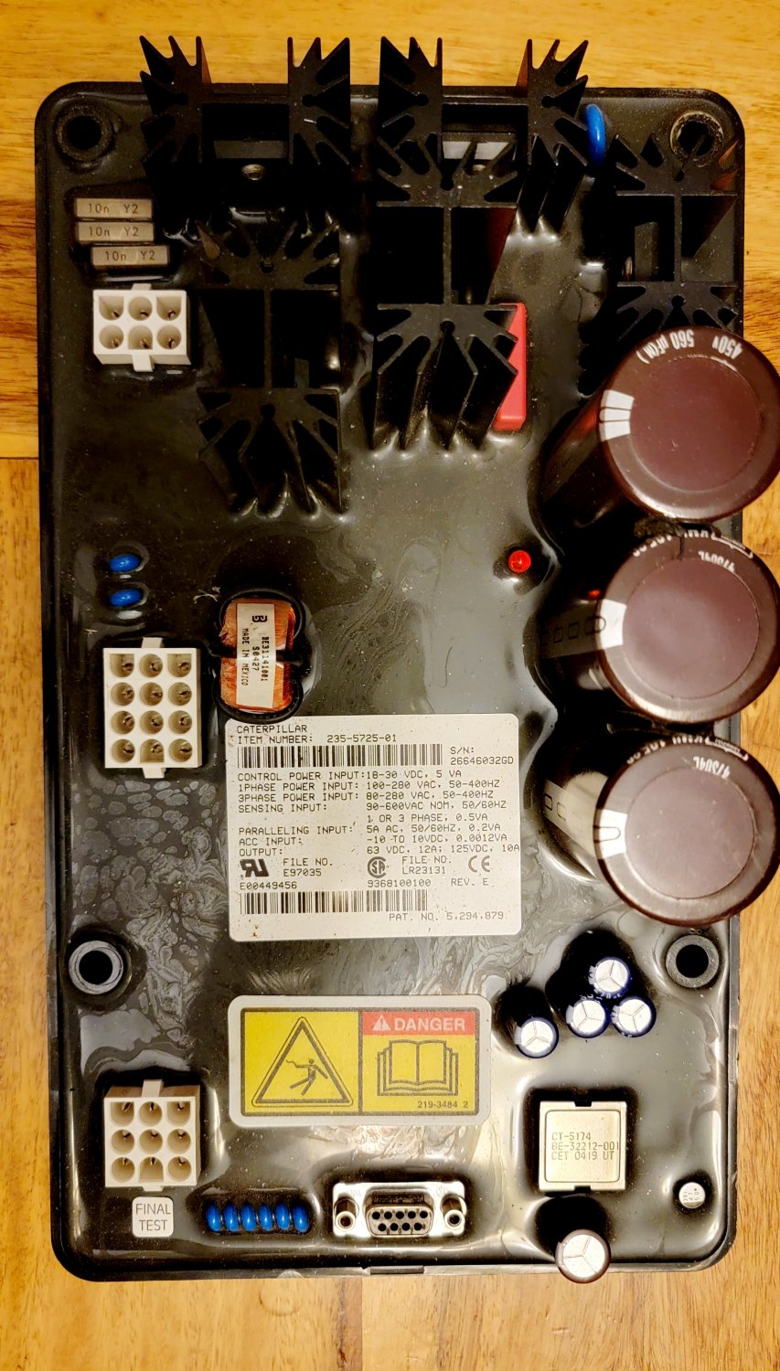 Caterpillar 235-5725-01 AVR Automatic Voltage Regulator CAT