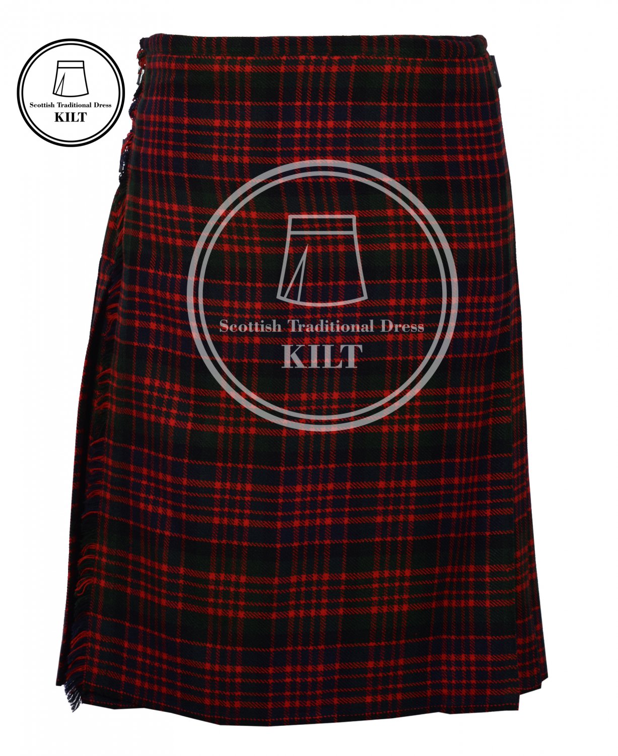 Scottish 8 Yard Traditional Macdonald Kilt Highlanders Acrylic Tartan Kilt