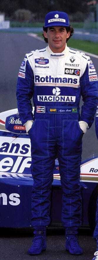 Ayrton senna Rothmans 1994 model printed go kart/karting race suit