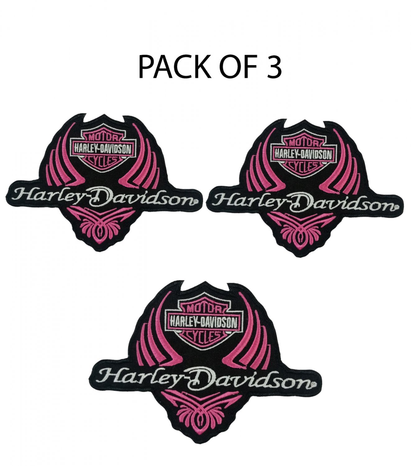Harley Davidson Pink DIVA 5.5" Patch Harley Motorcycle Embroidery Patch ...