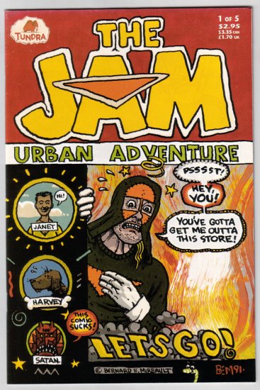 THE JAM URBAN ADVENTURE #1 Bernie Mireault 1992 Tundra
