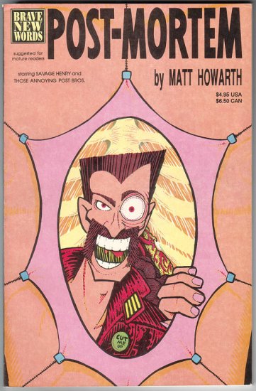 POST-MORTEM Matt Howarth 1991 comix Mirror Image