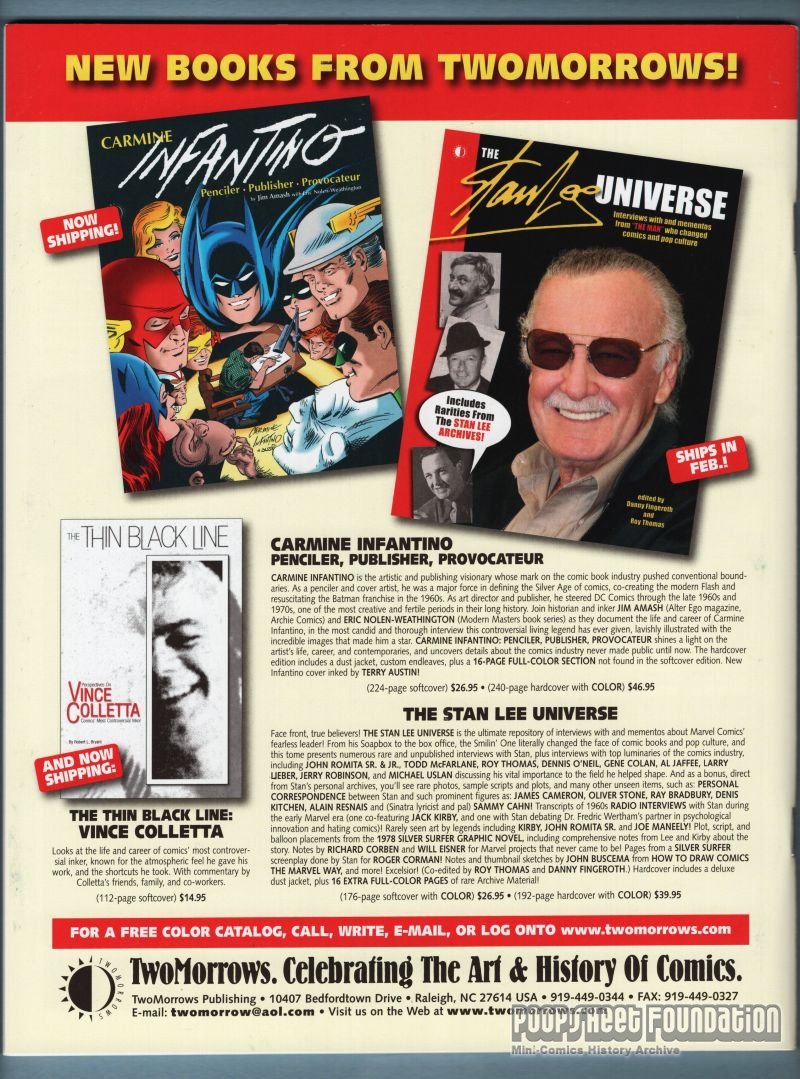 ALTER EGO #98 comic fanzine DC Whitney Ellsworth MORT WEISINGER ...