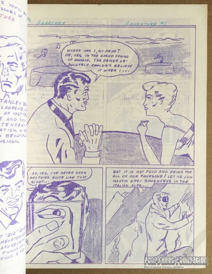 BRAVE ADVENTURE #1 early comic fanzine CHUCK DEAN ama-heroes fan zine 1963