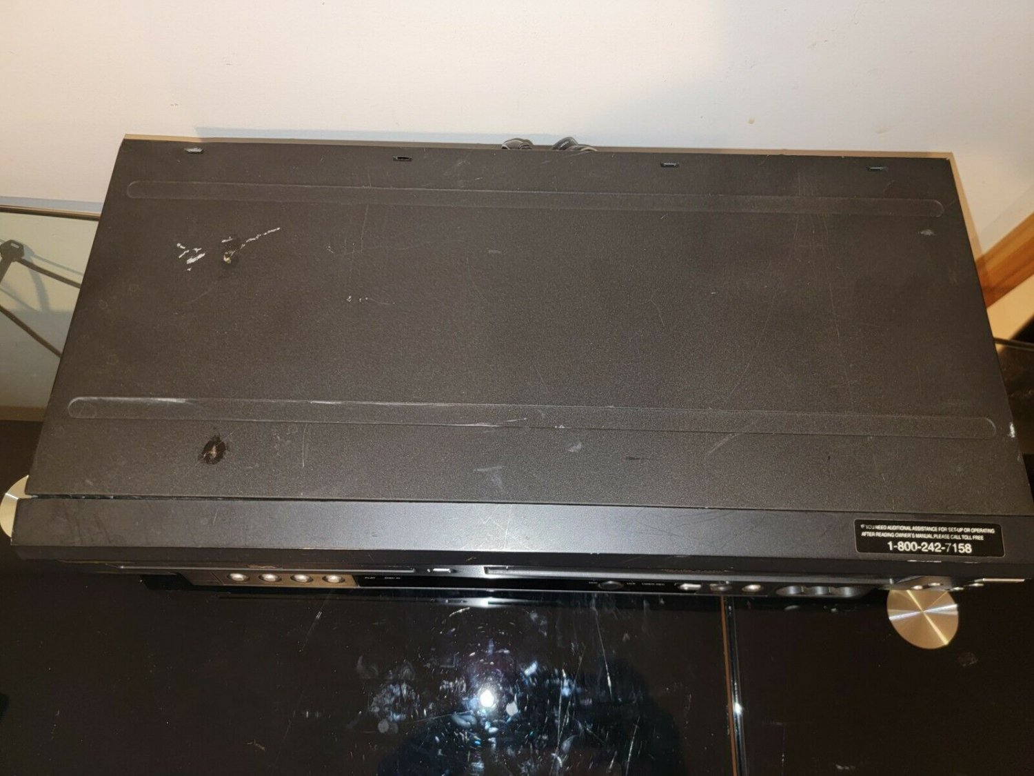 Symphonic WF803 VHS Player VCR Recorder & DVD / CD Player Combo PARTS ...