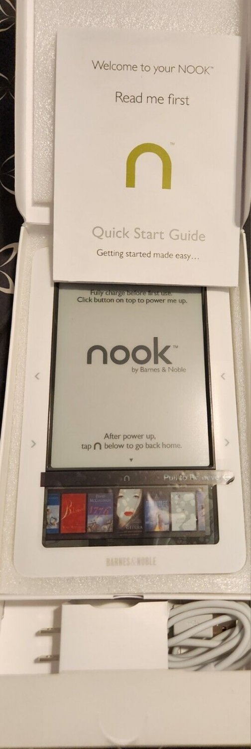 NOOK WiFi eReader-1st Generation Barnes & Noble BNRV100 FPOR READ