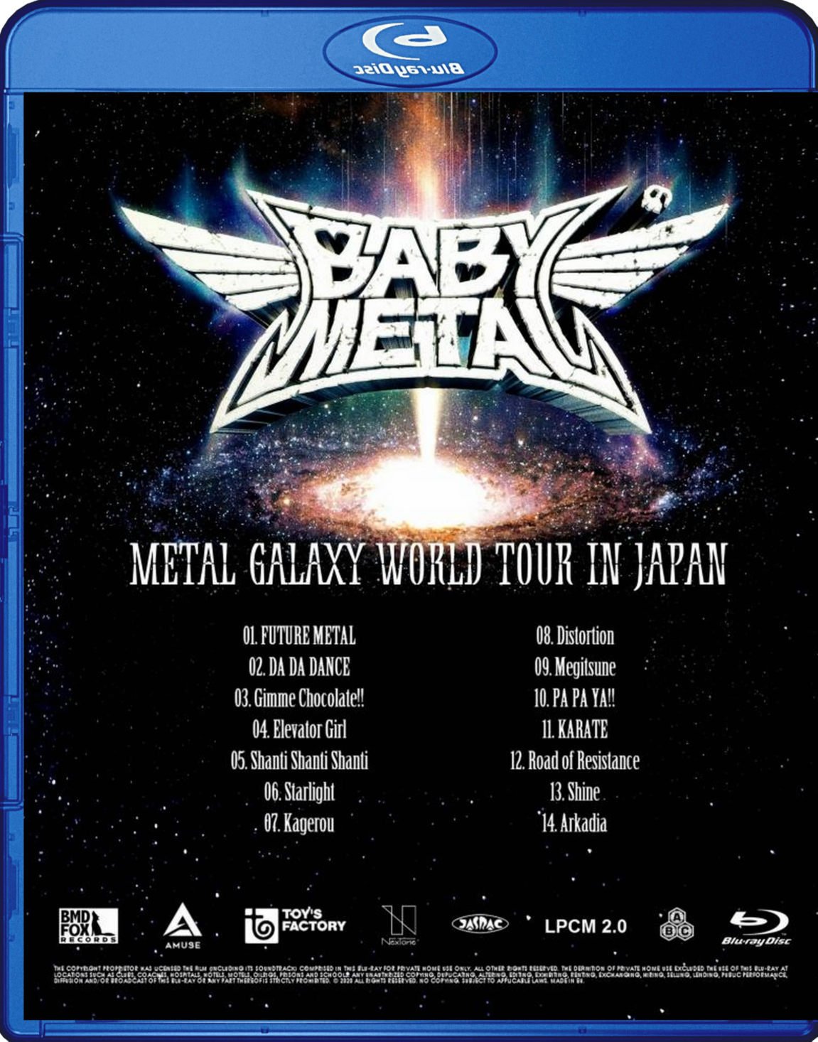 Babymetal Galaxy World Tour In Japan Blu-Ray