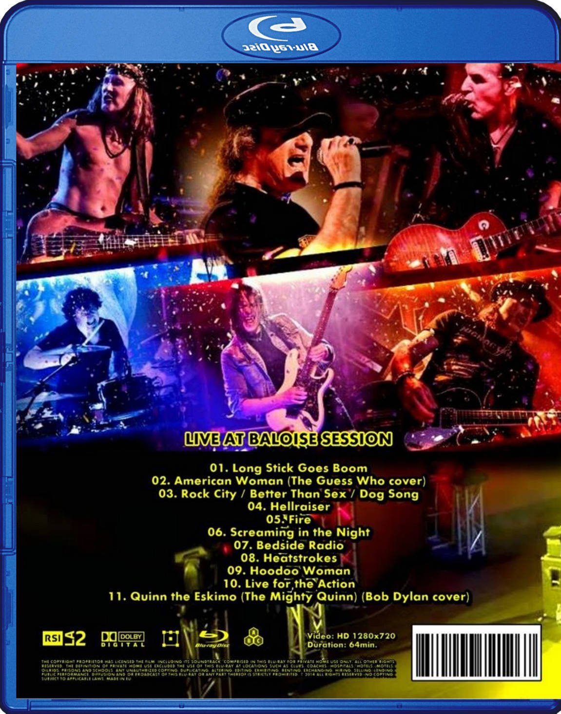 Krokus Live At Baloise Session Blu-Ray
