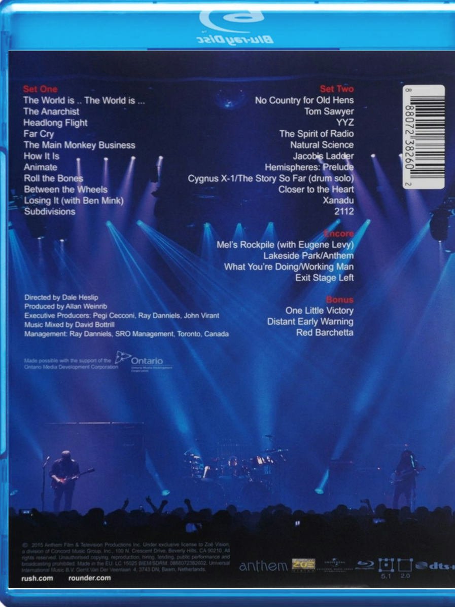Rush R40 Live Blu-Ray