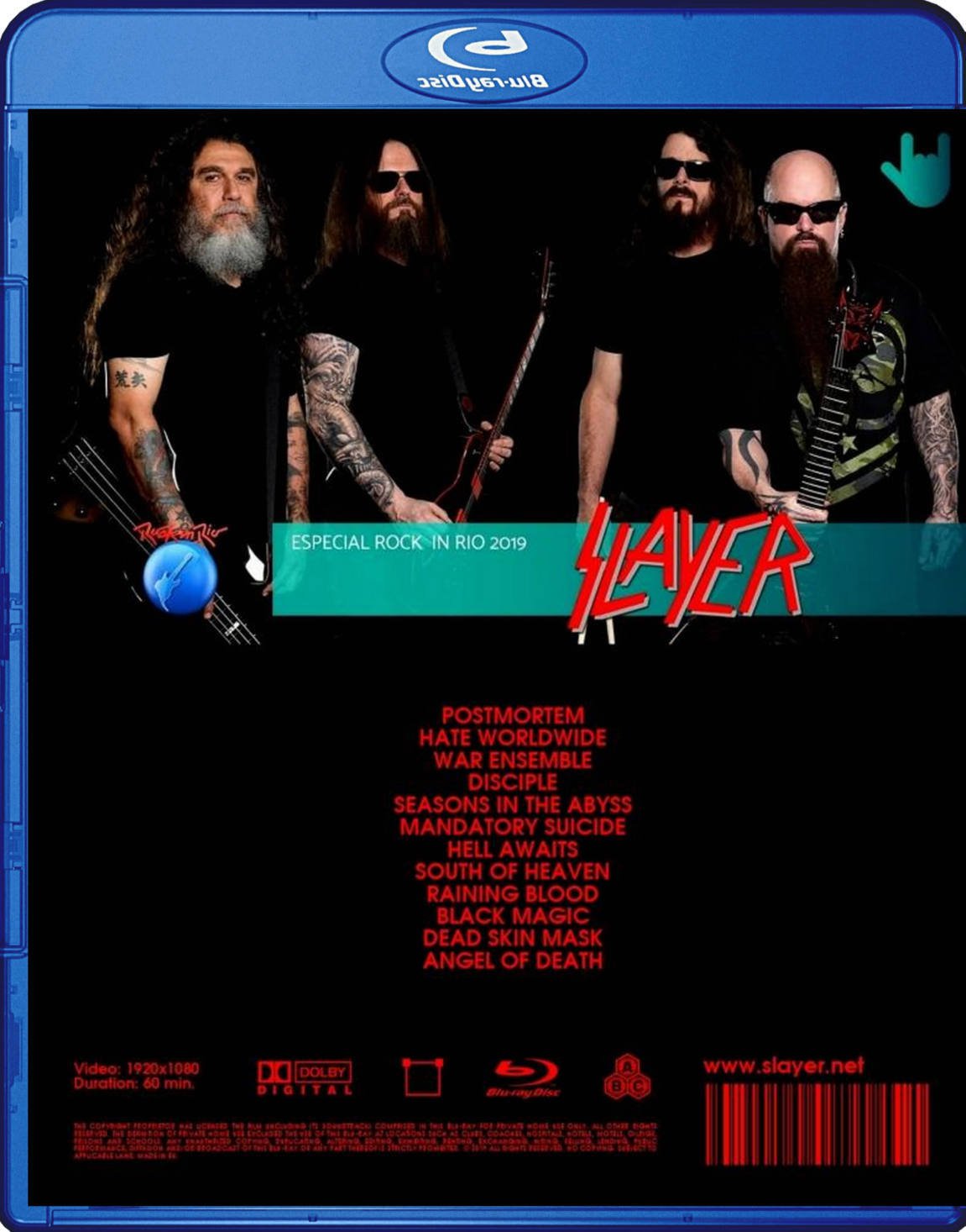 Slayer Live At Rock In Rio 2019 Blu-Ray